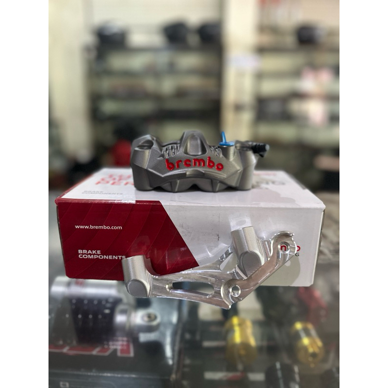 Jual paket kaliper brembo depan gp4rs ori italy Ninja rr 320mm ninja r 300mm | Shopee Indonesia