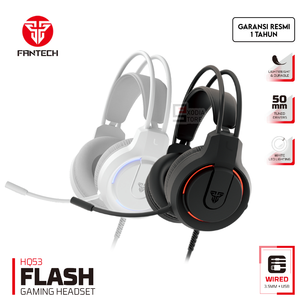Jual Fantech FLASH HQ53 Headset Gaming Mobile Wired Garansi Resmi 1 ...