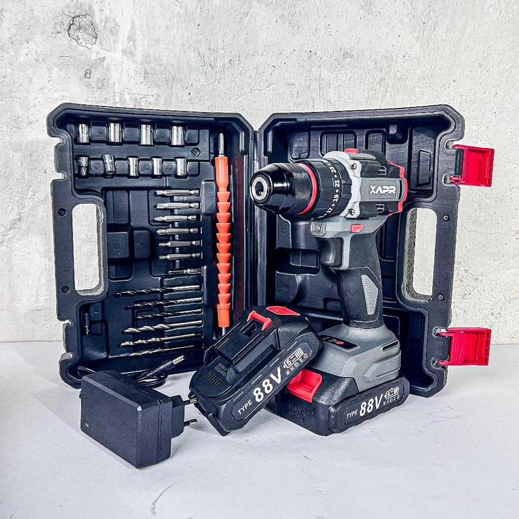 Jual XAPR RAJA BOR impact drill BRUSHLESS TYPE AP85+ 10mm keyless ...