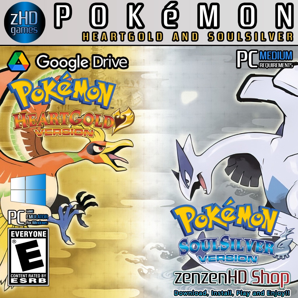 Jual POKEMON HEARTGOLD AND SOULSILVER | Pokemon HeartGold & SoulSilver ...