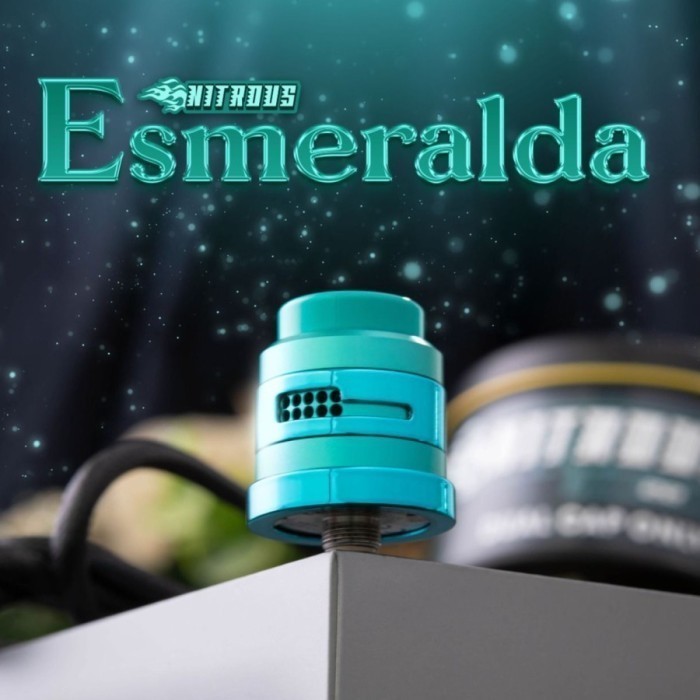 Jual Nitrous Rda Dual Cap Only 22MM Esmeralda By Koko Sarang x Damn ...