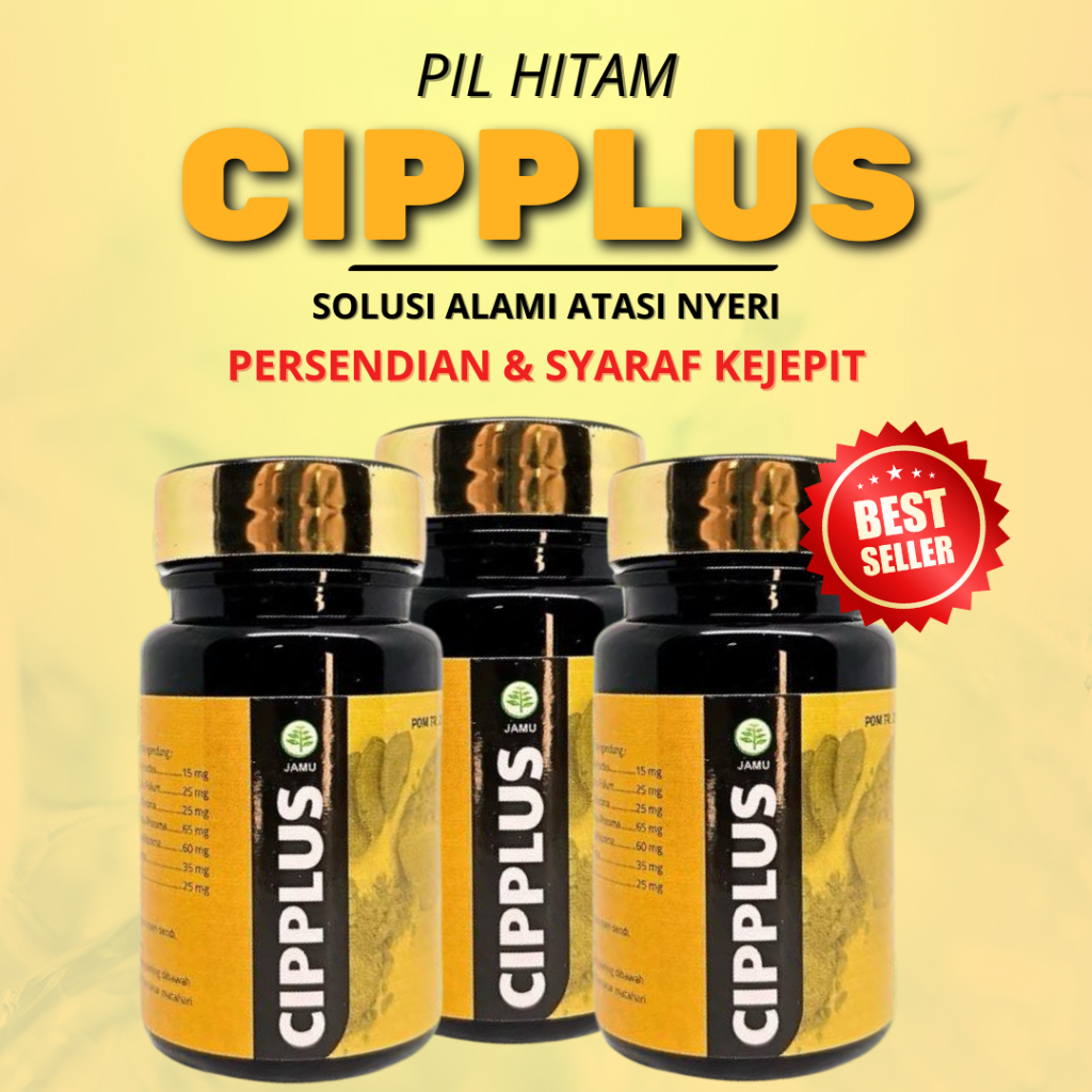 Jual CIPPLUS Pil Hitam Original Premium Bantu Atasi Keluhan Kolestrol ...