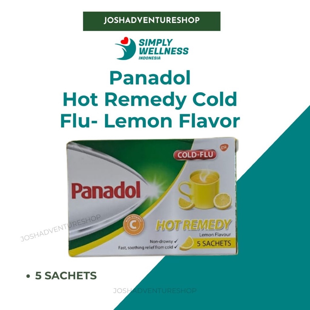Jual PANADOL HOT REMEDY COLD+FLU LEMON FLAVOUR SINGAPORE | Shopee Indonesia