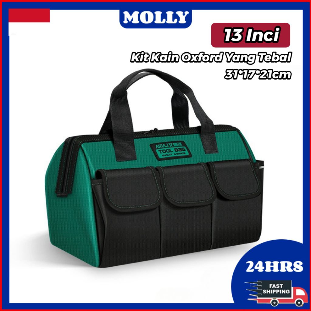 Jual Tool Bag 13 Inch Kain Oxford Tebal Tas Alat Tas alat Tas Perkakas ...