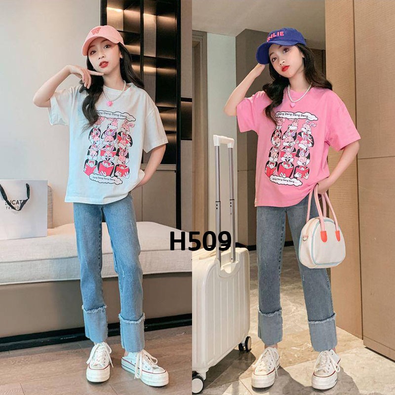 Jual KODE H509 BAJU SETELAN ANAK PEREMPUAN TANGGUNG IMPORT | Shopee Indonesia