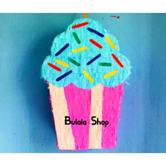Jual Pinata Pukul / Pinata Tarik Karakter Ulang Tahun Motif Cup Cake ...