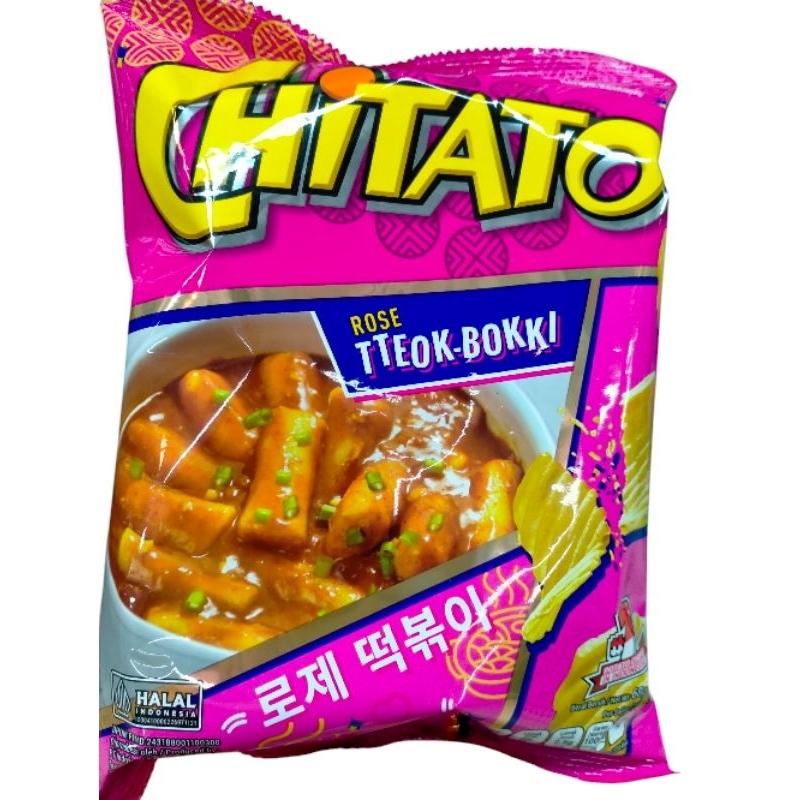 Jual chitato tteokbokki rose snack chitato baechu kimchi | Shopee Indonesia