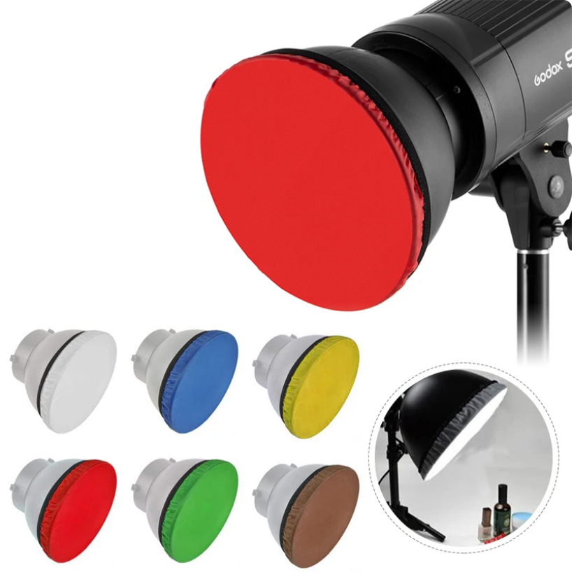 Jual Soft White Diffuser Cloth for 7 Inch 180mm Standard Studio Strobe ...