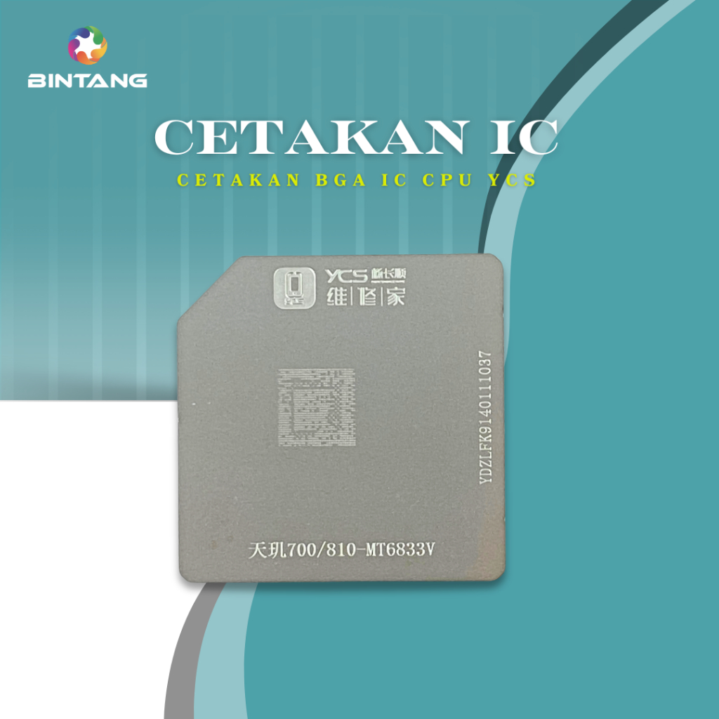 Jual PARTS CETAKAN BGA IC CPU YCS MT6833V | Shopee Indonesia