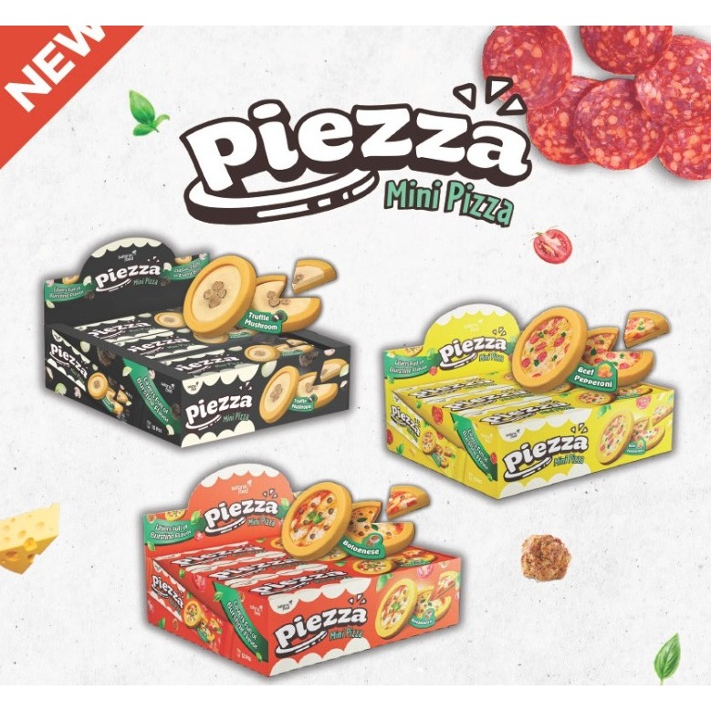 Jual Richwell Piezza mini Biskuit Rasa Piezza Beef pepperony Piezza ...