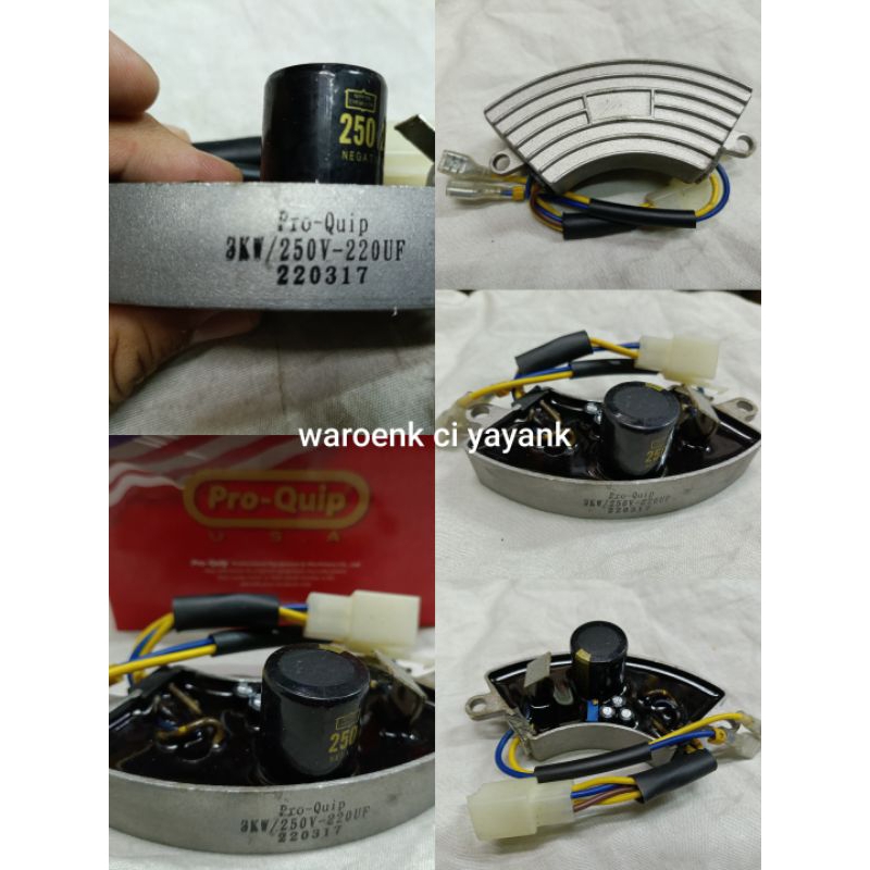 Jual Avr genset oval alumunium Pro-Quip generator 2-3 kw original ...