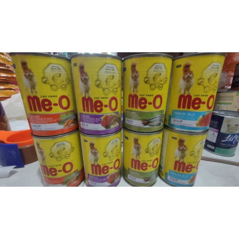 Jual MEO KALENG ADULT ALL VARIAN wet food 400g _ makanan kucing ...