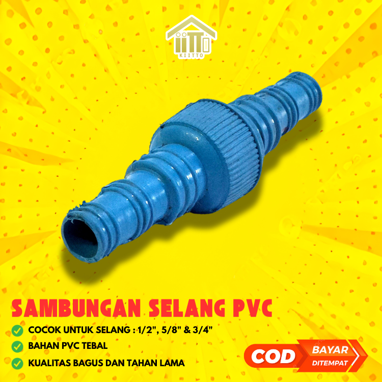 Jual SAMBUNGAN SELANG AIR PLASTIK / SAMBUNGAN PLASTIK SELANG PVC ...