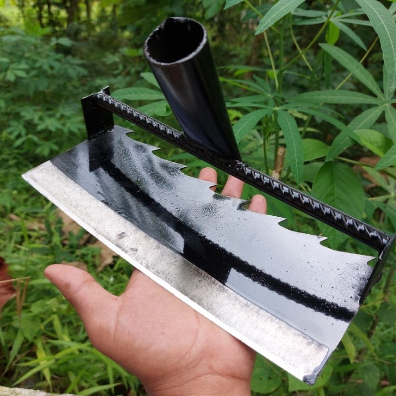 Jual Alat Garuk Rumput Gulma Asli Baja-Cangkul Garuk Super Tajam 2 in 1 ...