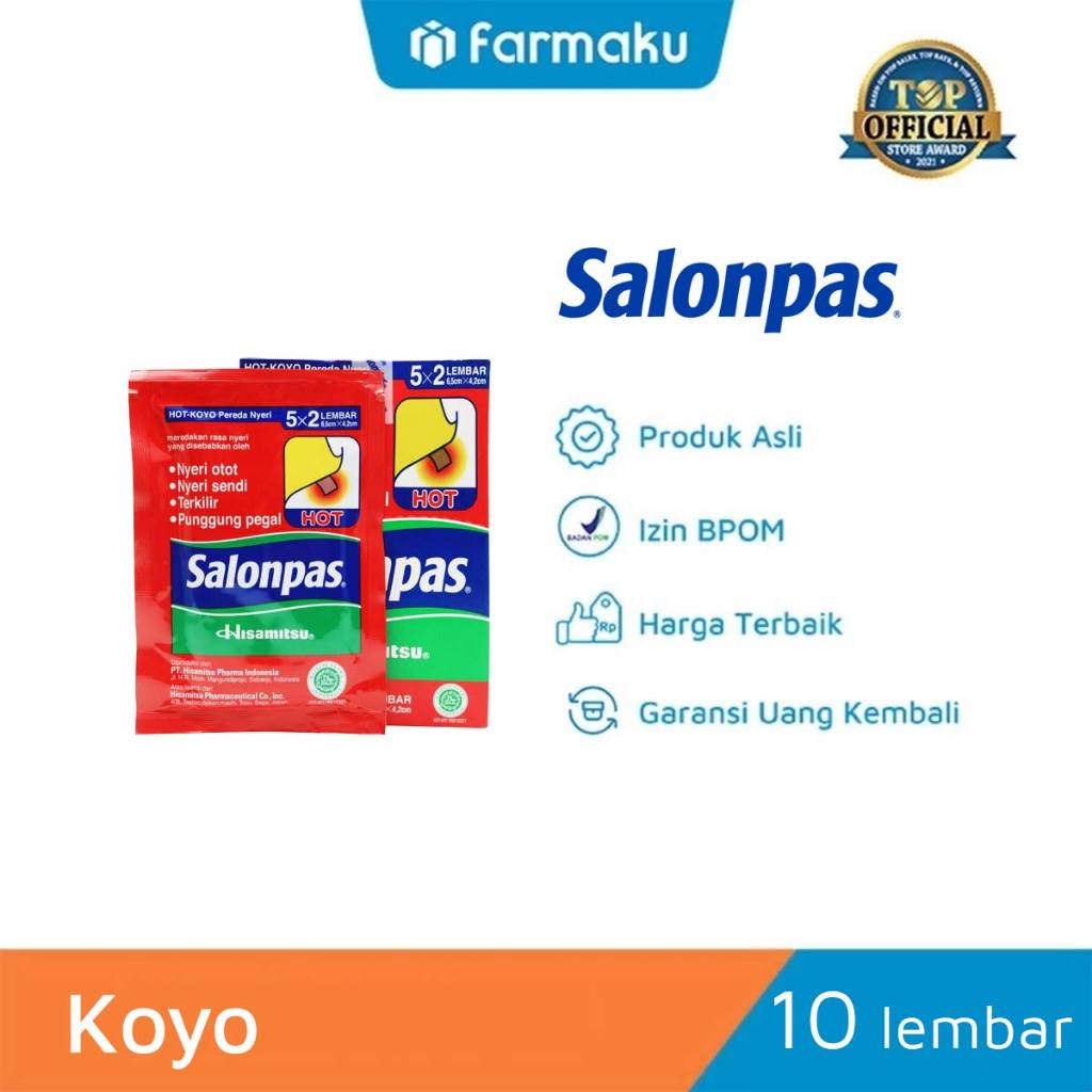 Jual Salonpas Hot Koyo Sachet 10 Lembar | Shopee Indonesia