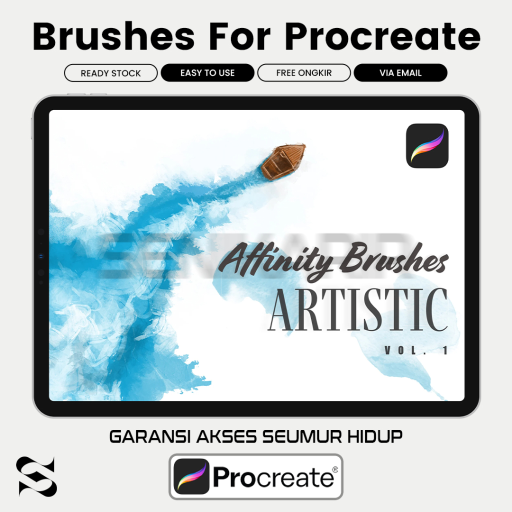 Jual Procreate Brushes - Artistic Vol. 1 Brushes For Procreate | Shopee ...