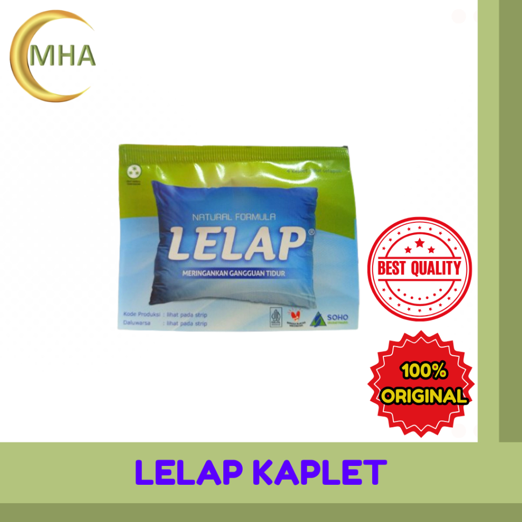 Jual Lelap Kaplet Strip isi 4 Peringan Gangguan Tidur | Shopee Indonesia