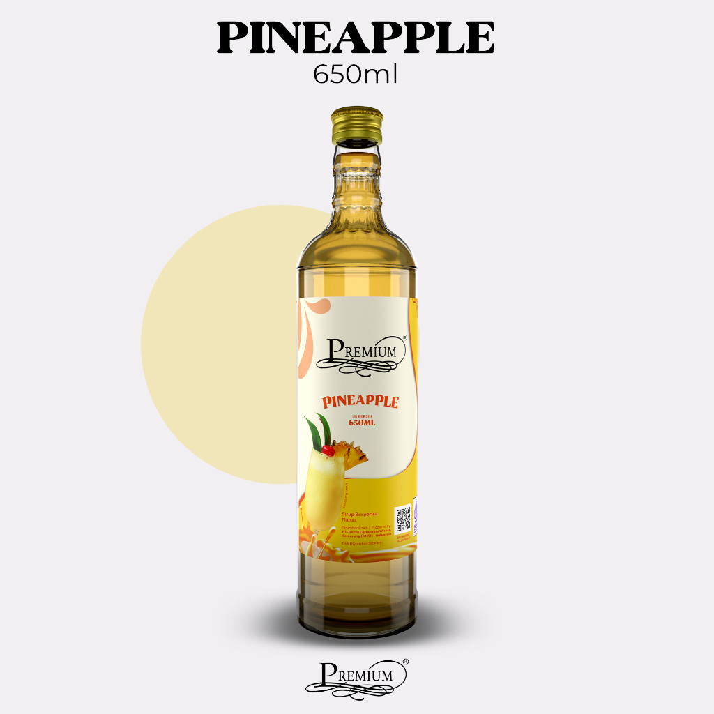 Jual Premium Syrup - Pineapple 650ml (Minuman Sirup untuk HORECA ...