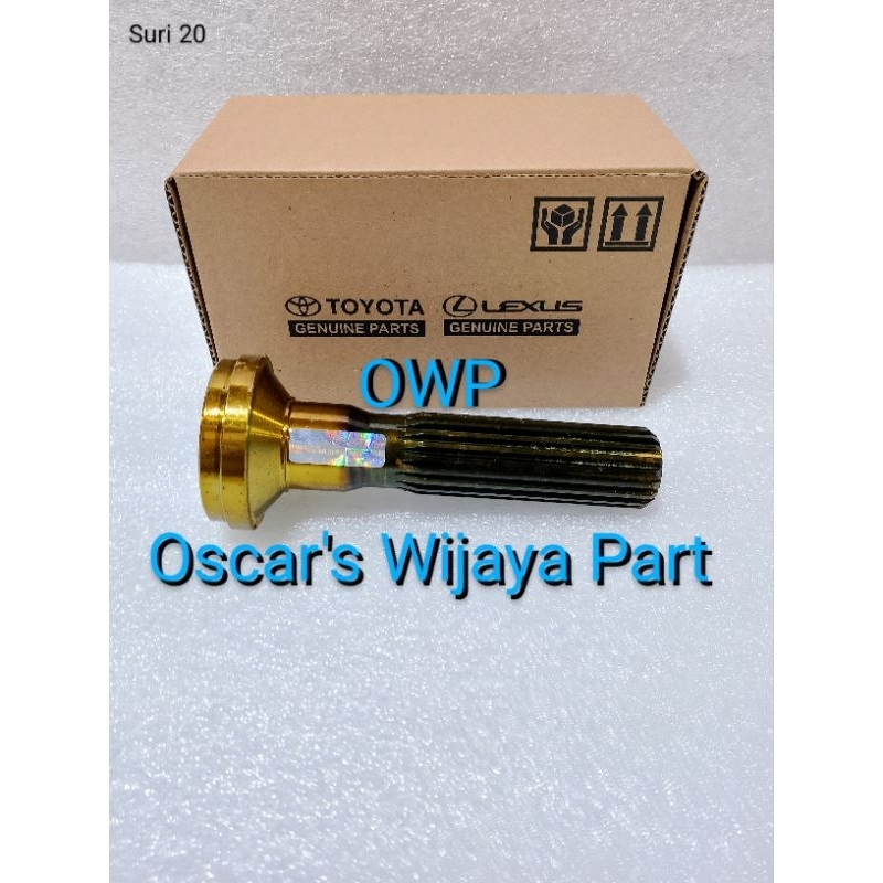 Jual SPLINE SHAFT REAL/AS JANTAN BELAKANG (SURI 20) MOBIL TOYOTA RINO ...