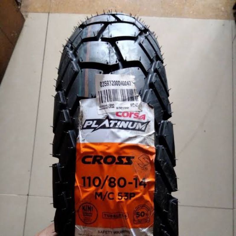 Jual Ban Corsa Ring 14 Cross S 110/80-14 Ban Tubeles Ban Motor Matic ...