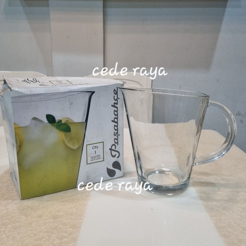 Jual teko kaca / pitcher / water jug pasabahca 1350 ml made in turkey ...