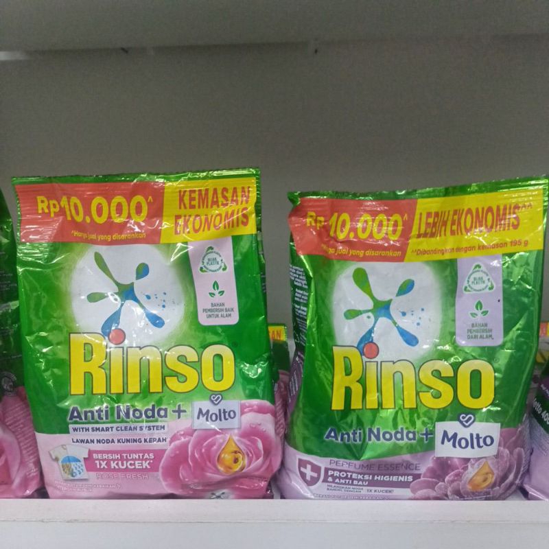 Jual Rinso detergent powder + molto 400g | Shopee Indonesia