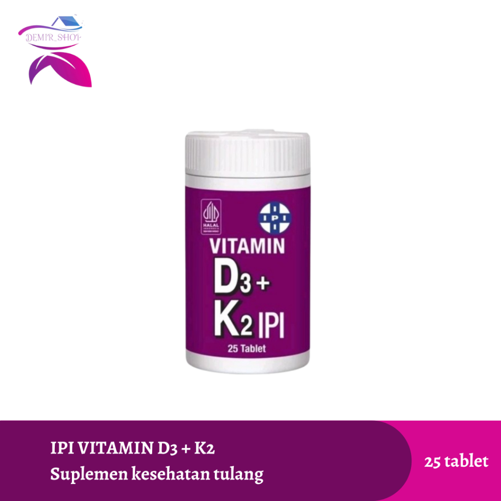 Jual IPI Vitamin D3 + K2 25 Tablet | Shopee Indonesia
