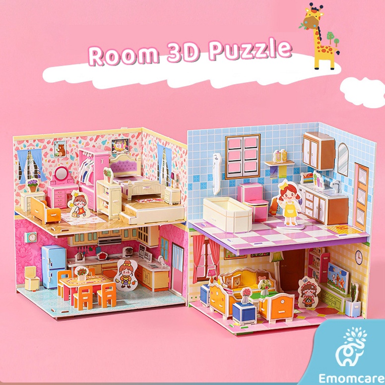 Jual Produk Terbatas Puzzle 3D Miniatur DIY Mainan craft 3D Mainan ...