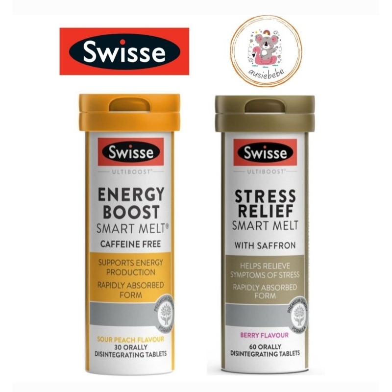 Jual Swisse Ultiboost Energy Smart Melt 30 Tablets / Stress Relief Smart Melt 60 Tablets ...