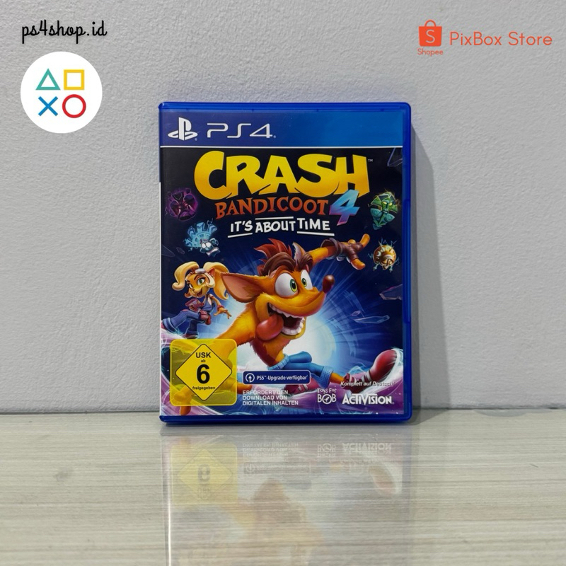 Jual BD KASET CRASH BANDICOOT 4 ITS ABOUT TIME PS4 SECOND BEKAS MURAH CTR CRASH BANDICOT ...