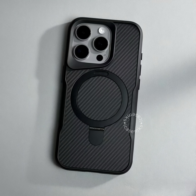 Jual ELITE Carbon Case Magsafe With Standing for Iphone 16 11 11Promax 12 12Pro 13 14 15 16 Plus ...