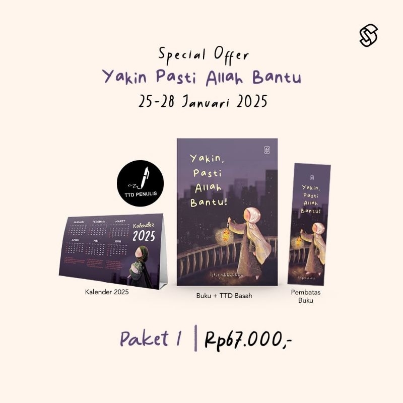 Jual Buku Yakin Pasti Allah Bantu + TTD - Istiqmhhhhhhh / Sadar Kaya & Tajir Melintir + Bonus ...