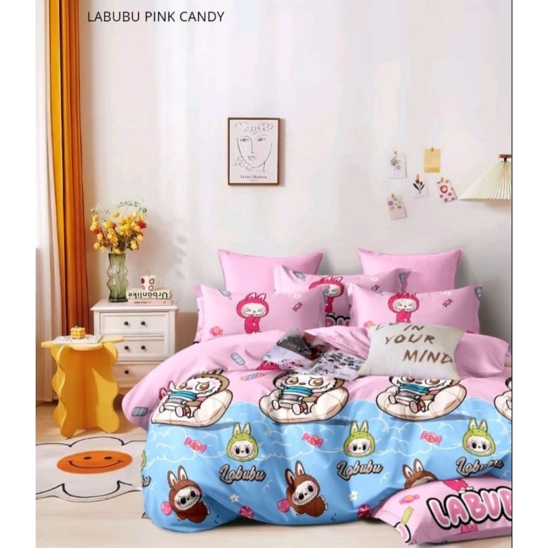 Jual BED COVER SET MOTIF LABUBU TERBARU. | Shopee Indonesia