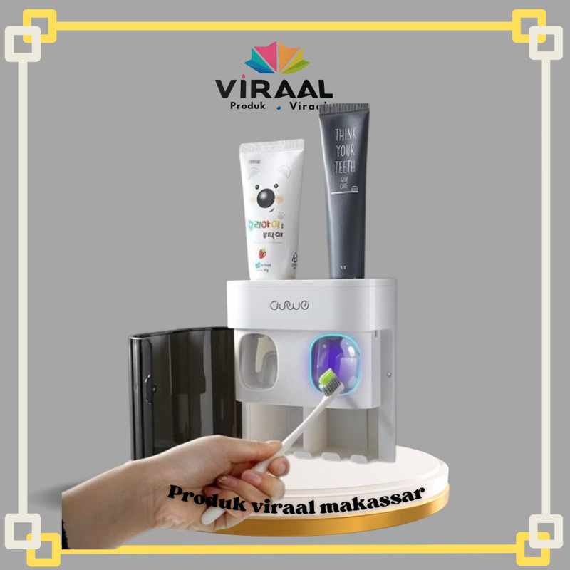 Jual Makassar Produk viraal dispenser odol dan tempat sikat gigi dengan ...