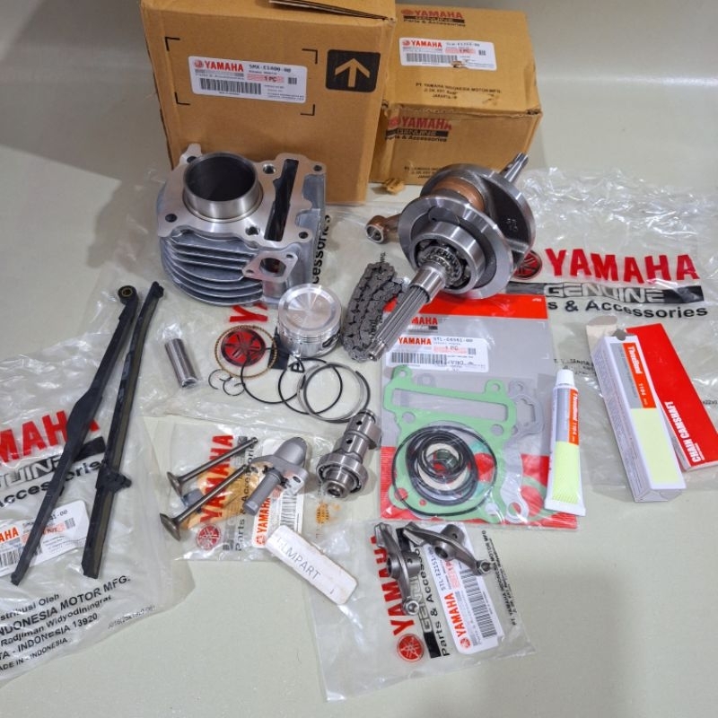 Jual Blok seher komplit 5LW 9 pcs Plus Kruk as assy Yamaha Mio lama Mio Sporty Smile | Shopee ...