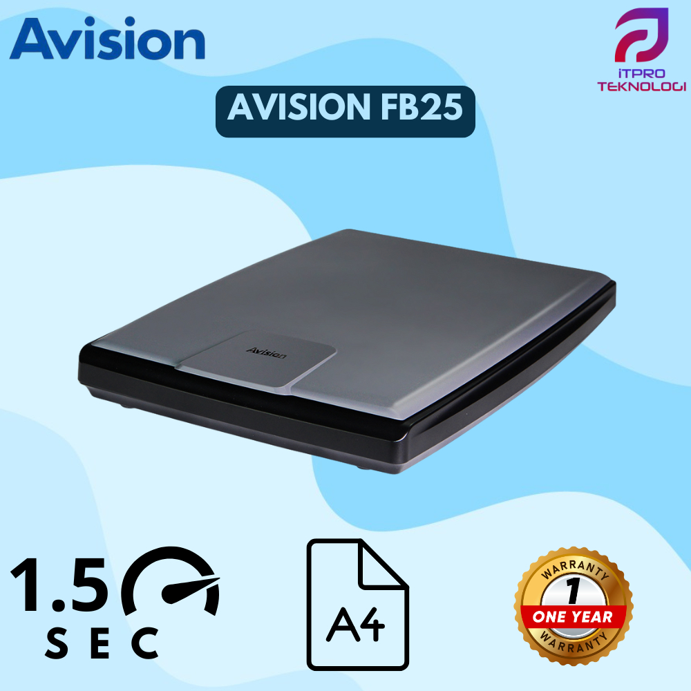 Jual AVISION SCANNER FB25, Scanning Speed 1.5 sec (Include Backhome 3.5 ...