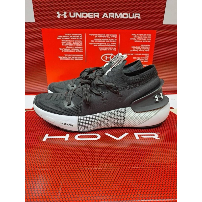 Jual under armour hovr phantom 3 black white ready 40-44 | Shopee Indonesia