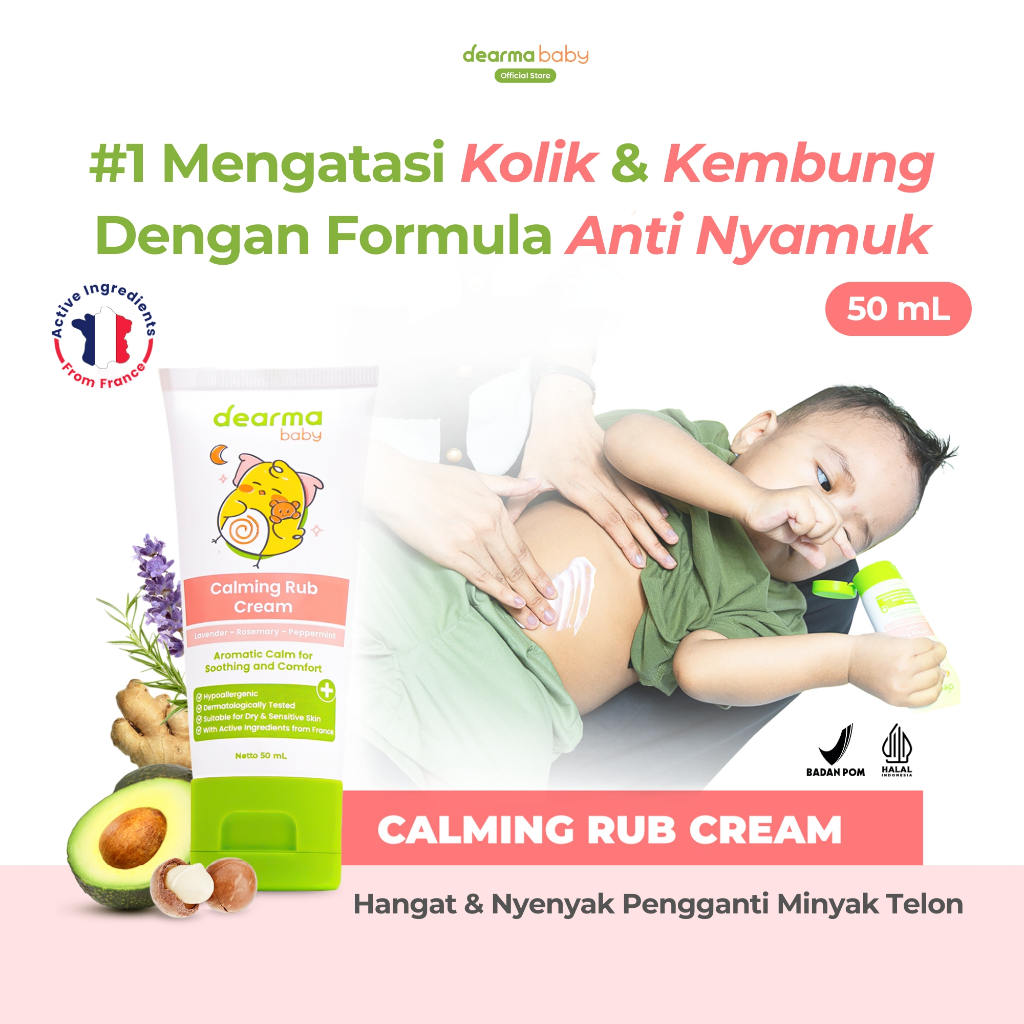 Jual Calming Rub Telon Cream | Mengatasi Kolik, Kembung pada Bayi ...