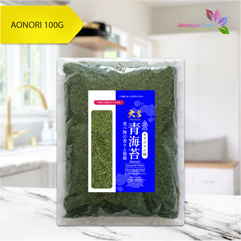 Jual AONORI Bubuk Nori Halal 100 g │Ao Nori Powder Import Taburan ...