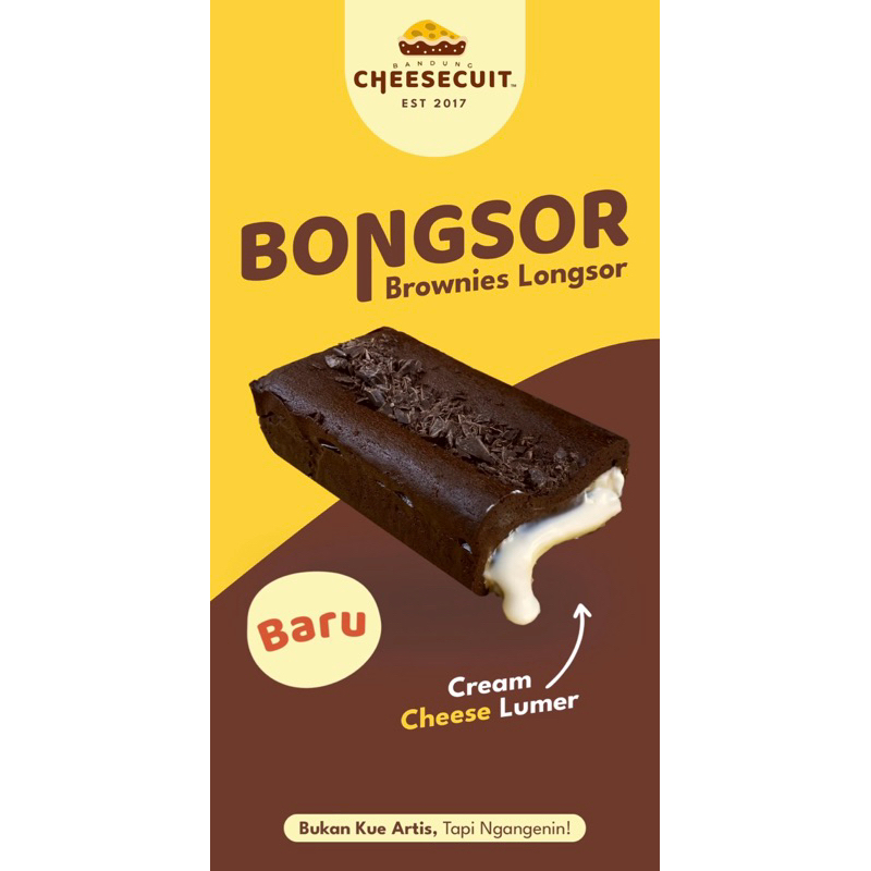 Jual BANDUNG CHEESECUIT BONGSOR BROWNIES LONGSOR BARU | Shopee Indonesia