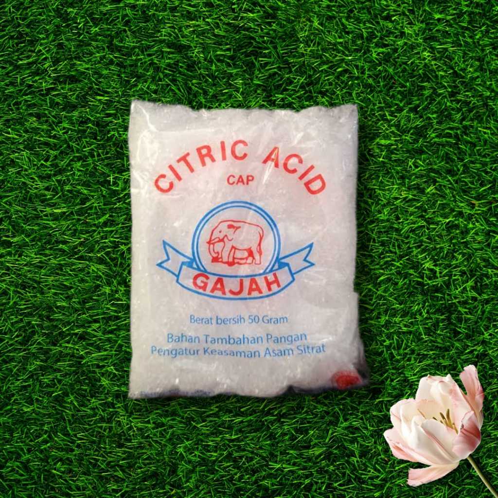 Jual Citric Acid / Citrun / Sitrun/ Asam Sitrat Sachet 50g | Shopee ...