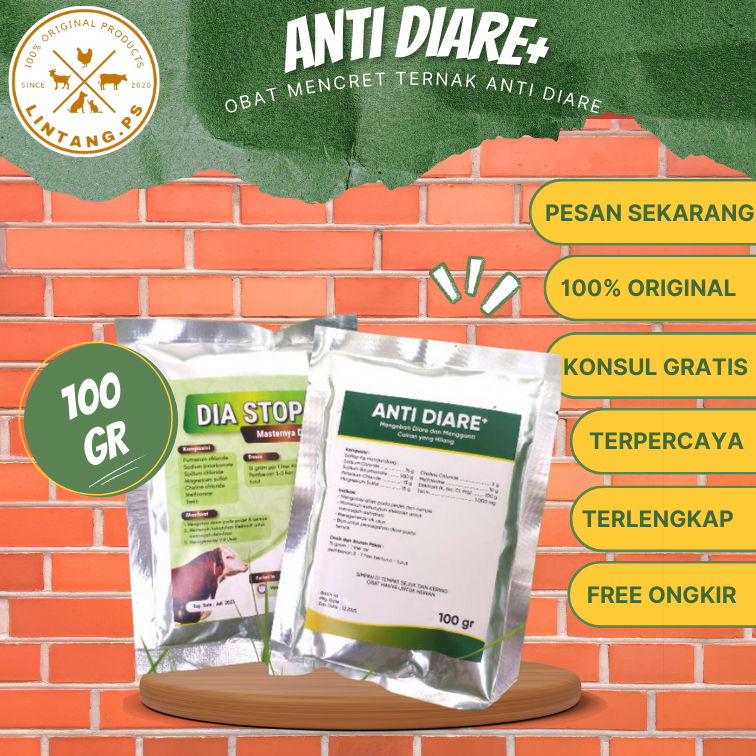 Jual Anti Diare - Anti Diare 100gr - Anti Diare Hewan Ternak - Obat ...