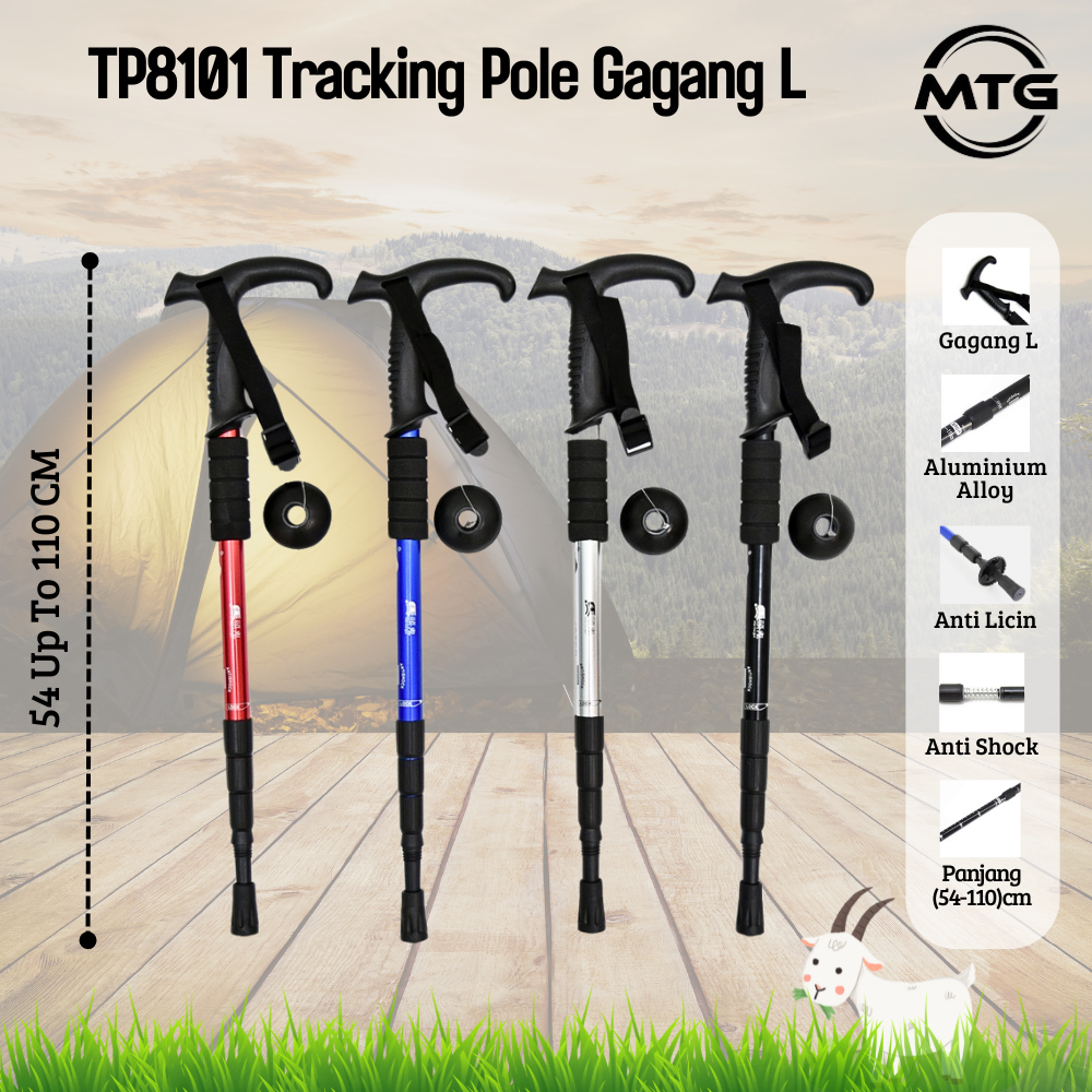 Jual MTG Tracking pole Gagang L Trekking Pole Tongkat Treking Gunung ...