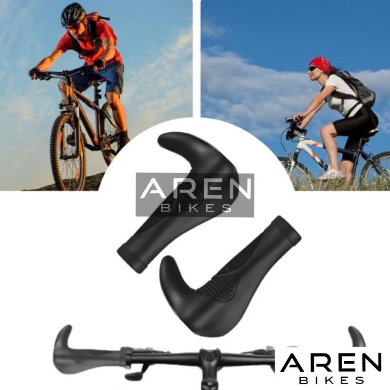 Jual HANDGRIP STANG SEPEDA TANDUK HANFAT HAND GRIP ERGONOMIS MTB LIPAT ...