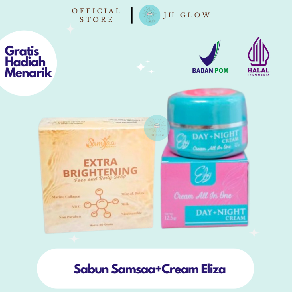 Jual Paket Eby Eliza Beauty 1 Paket Brightening Sabun Wajah Samsaa ...