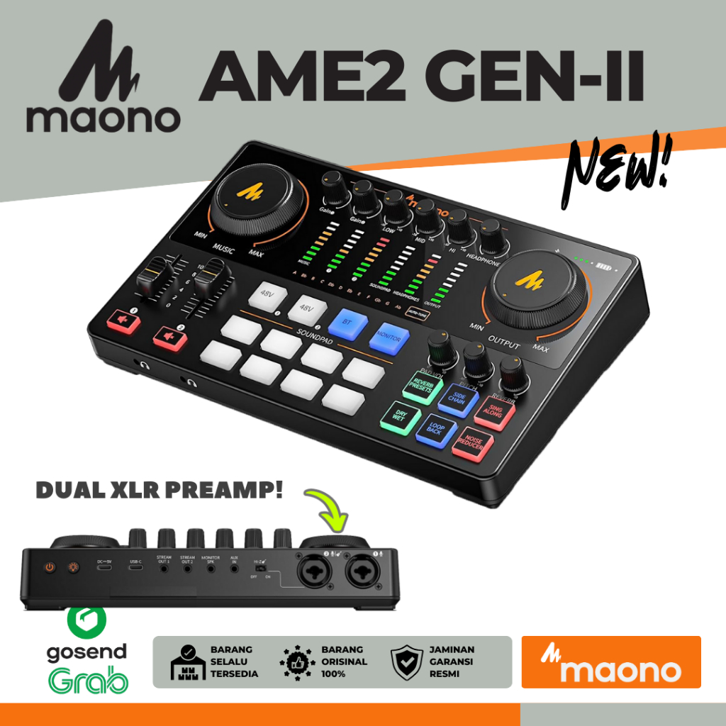 Jual MAONO AME2 Gen II Maonocaster Live Streaming & Portable Podcast ...