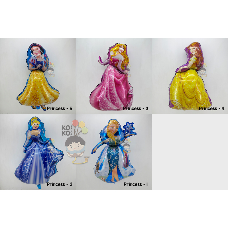 Jual Balon Foil 3D Princess Karakter 93x60 cm | Shopee Indonesia