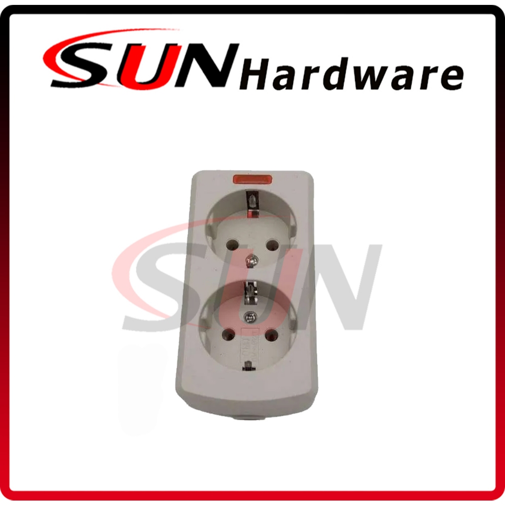 Jual Terminal Stop Kontak Colokan Listrik 2 Lubang Kuningan Asli | Shopee Indonesia