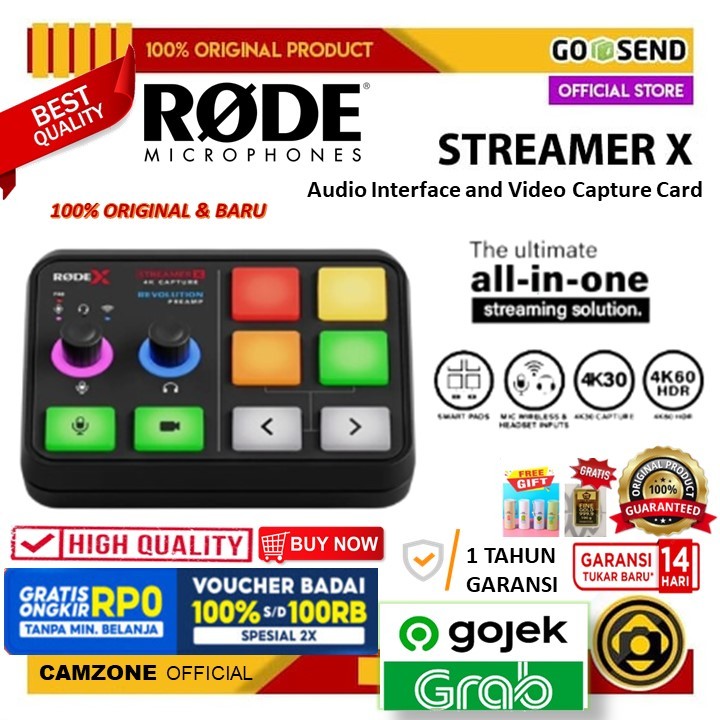 Jual Microphone Rode X Streamer X Audio Interface and Video Capture ...