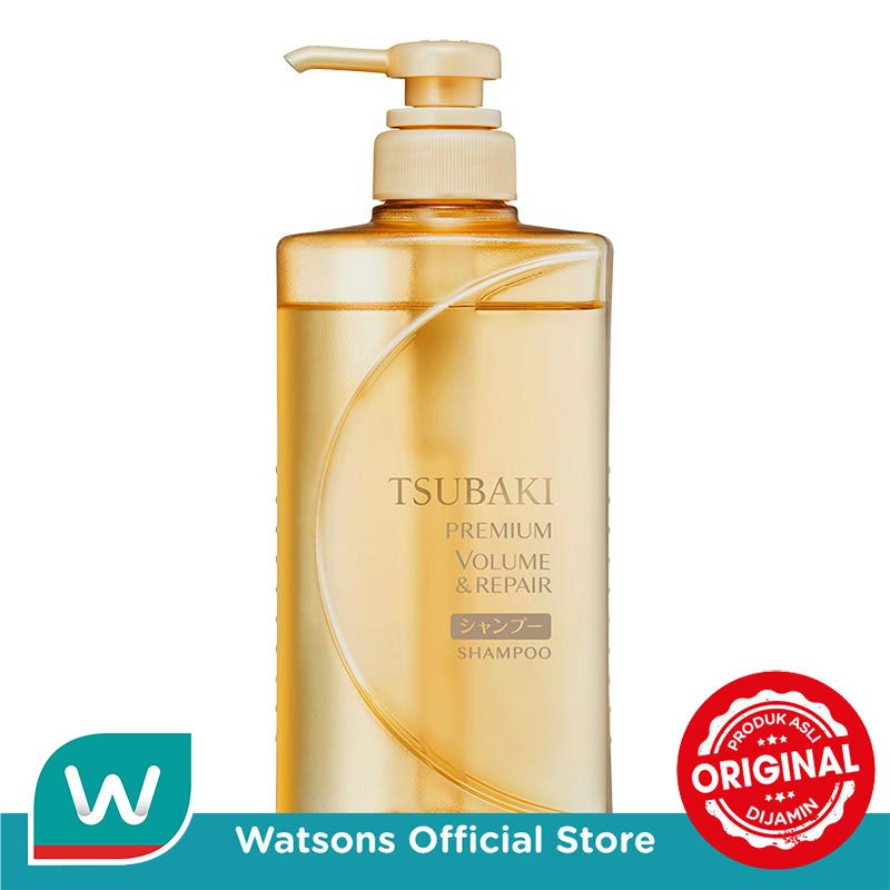 Jual Tsubaki Premium Volume & Repair Shampoo 490ml | Shopee Indonesia